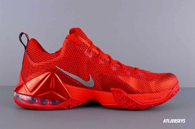 Nike LeBron 12 Low - University Red - Reflect Silver - Gym Red ...
