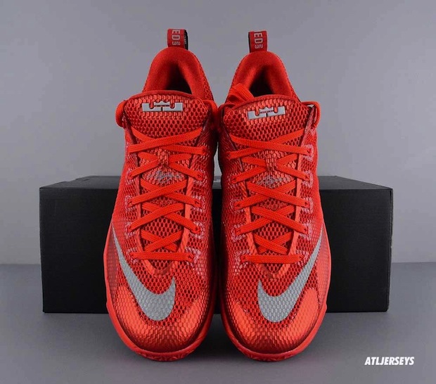 Nike LeBron 12 Low - University Red - Reflect Silver - Gym Red ...