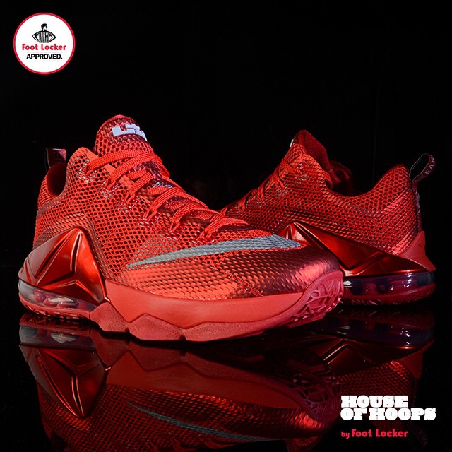 Nike LeBron 12 Low "University Red" Releasing At More Foot Locker ...