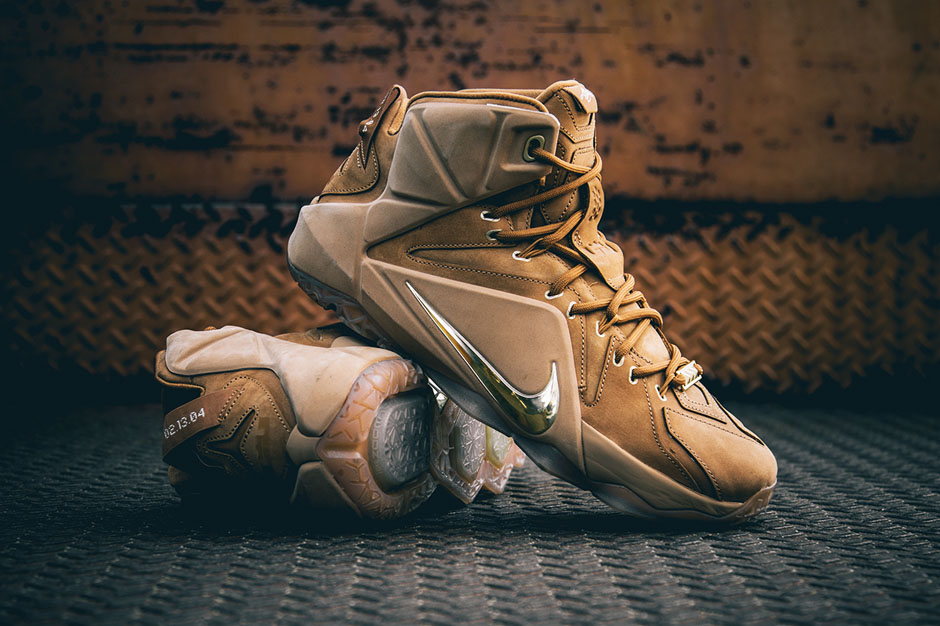 This Weekend's Nike LeBron 12 "Wheat", In Detail - SneakerNews.com