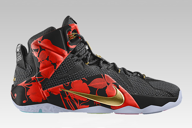 'Floral" Print Hits the Nike LeBron 12 iD - SneakerNews.com