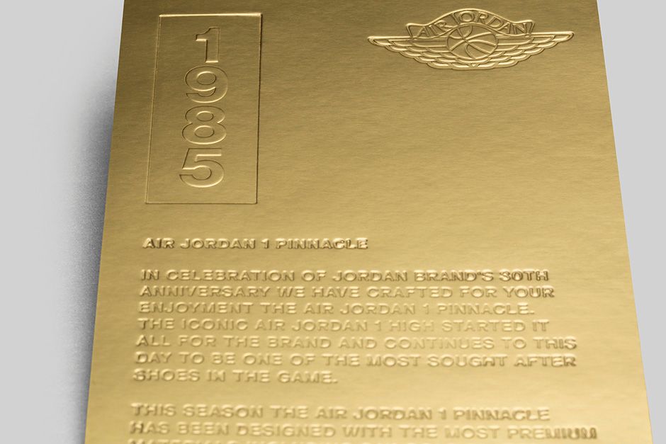 Official Images Of The Air Jordan 1 "Pinnacle" in Black - SneakerNews.com