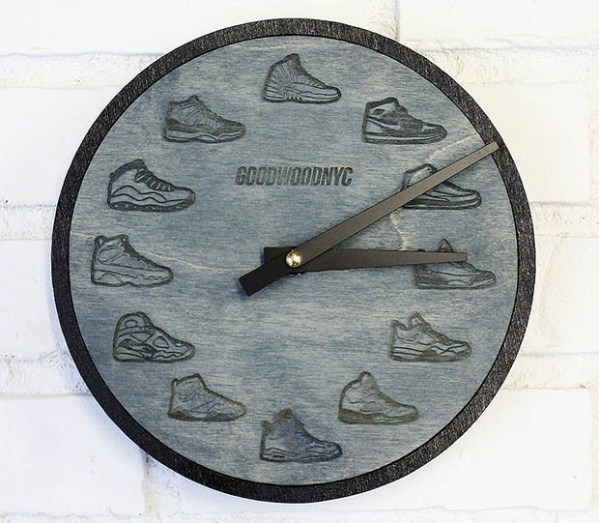 The Perfect Clock For Sneakerheads Who Know Their Air Jordans ...