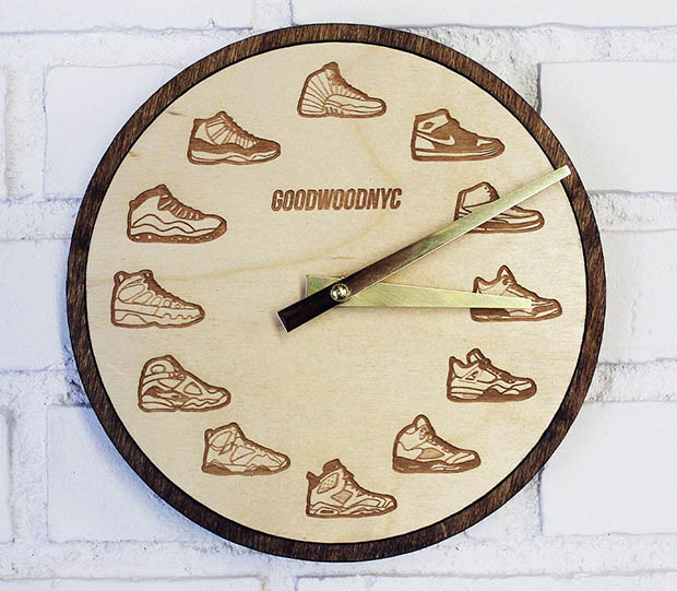 The Perfect Clock For Sneakerheads Who Know Their Air Jordans ...