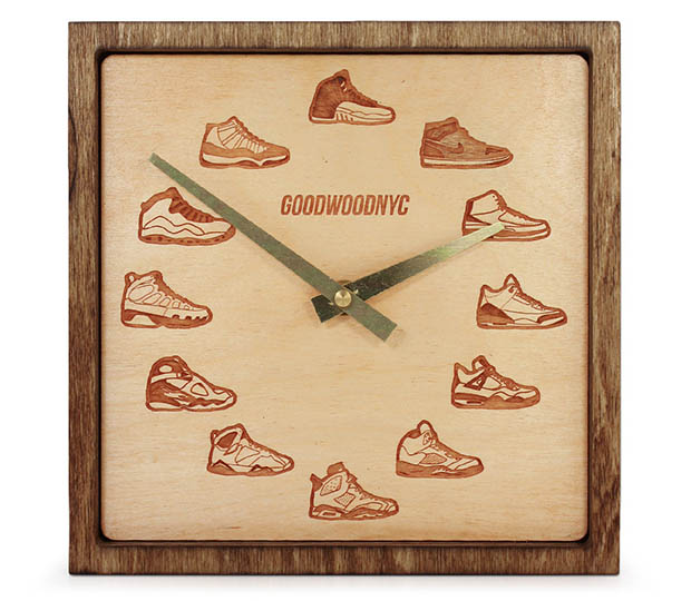 The Perfect Clock For Sneakerheads Who Know Their Air Jordans ...