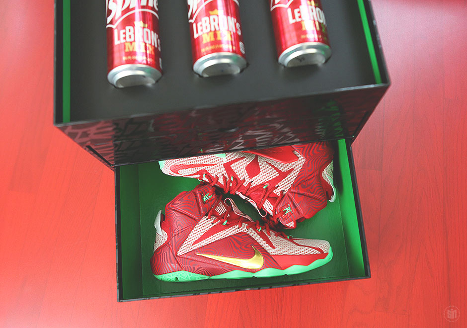 A Detailed Look At The Sprite LeBron's Mix Package - SneakerNews.com