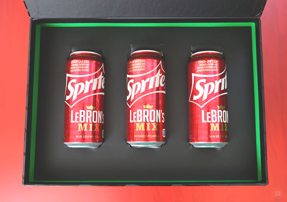 A Detailed Look At The Sprite LeBron's Mix Package - SneakerNews.com