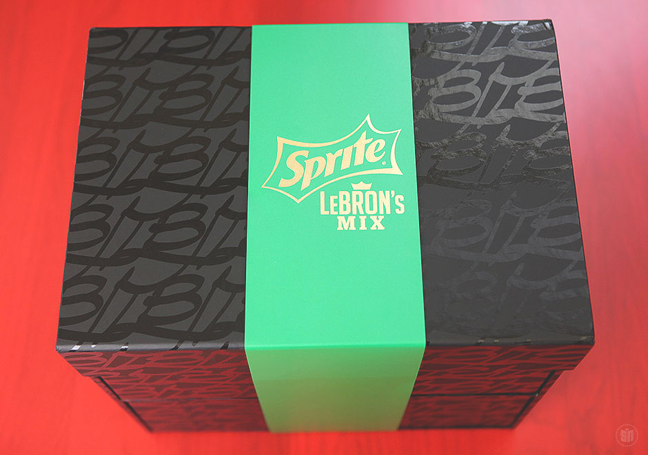 A Detailed Look At The Sprite LeBron's Mix Package - SneakerNews.com