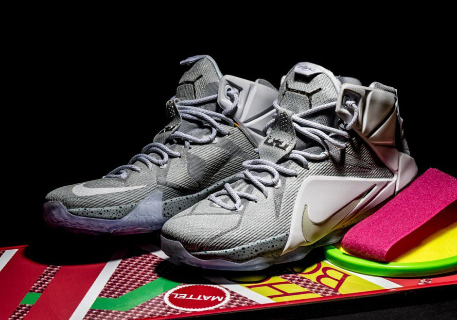 LeBron James' Sneakers Get Transformed Into The Nike Mag - SneakerNews.com