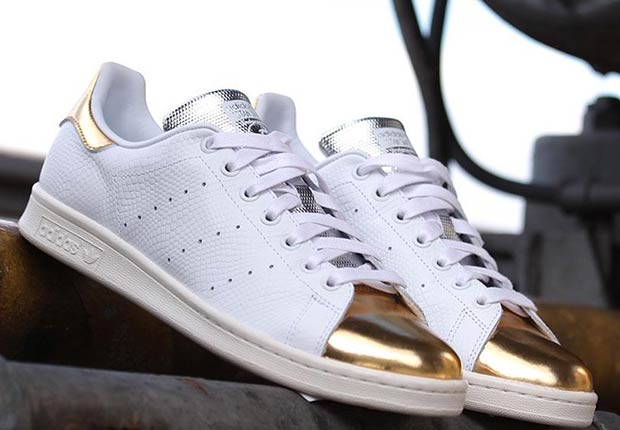 Gold-Toe adidas Stan Smiths Are Releasing Soon - SneakerNews.com