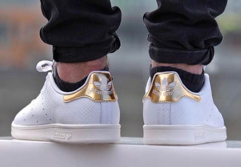 Gold-Toe adidas Stan Smiths Are Releasing Soon - SneakerNews.com
