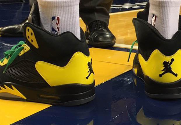 You Might See the Rare Air Jordan 5 Oregon Ducks PE in the NBA ...