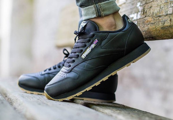 Reebok Classic Leather in Black/Gum With Tiger Camo - SneakerNews.com