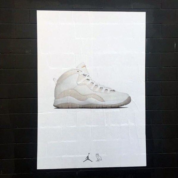 Jordan Brand And OVO Have Posters Of Drake's Air Jordan 10 In The ...