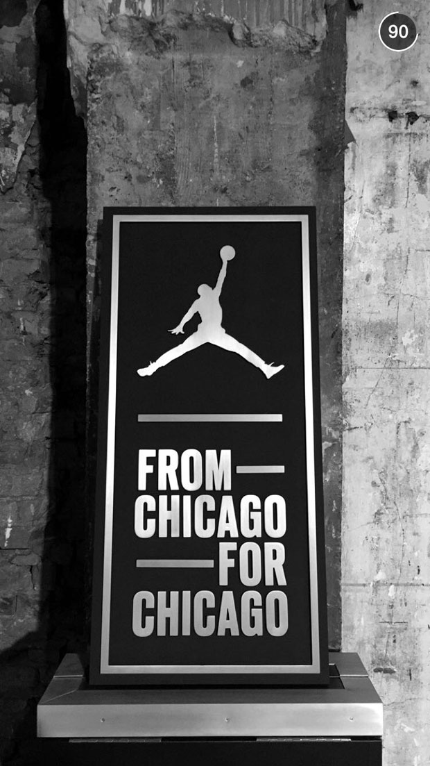 Jordan Brand Reveals A New Chicago Store Through Snapchat - SneakerNews.com