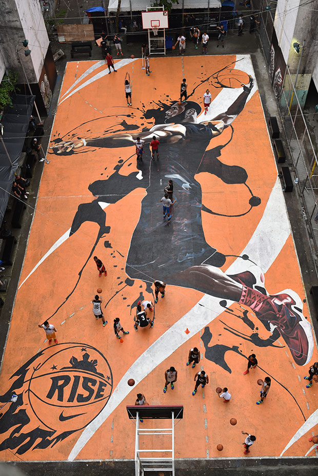 Nike's Giant LeBron James Mural In Philippines Features The Upcoming ...