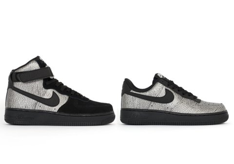 Nike Air Force 1 Premium "Metallic Silver" Pack - SneakerNews.com
