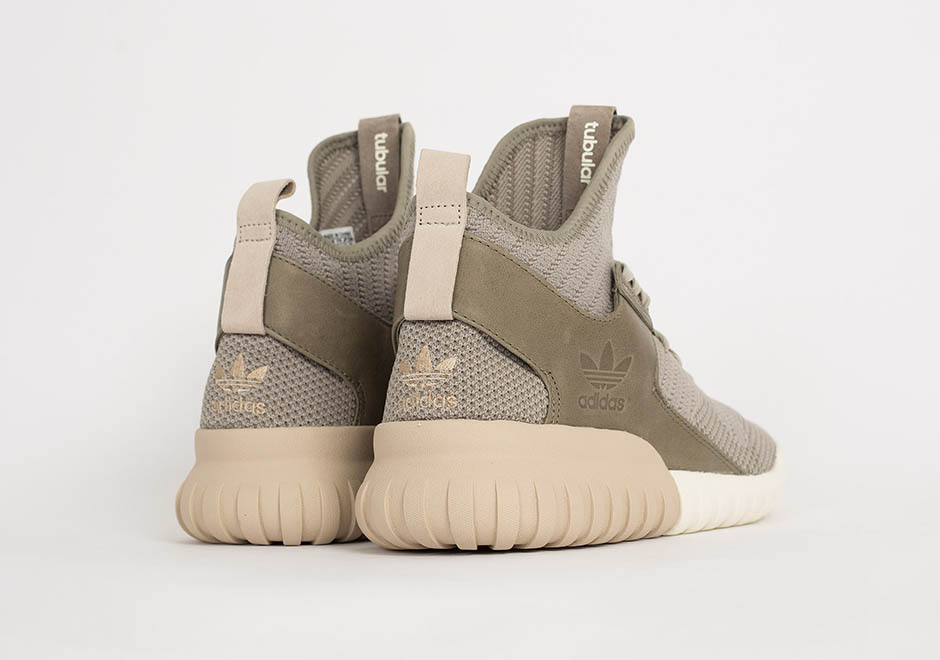 Two-Toned Soles On The adidas Tubular X Primeknit "Sesame ...
