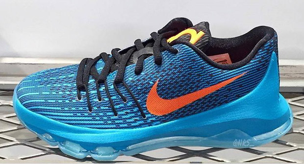The Nike KD 8 Hits Close To Home With OKC Colors - SneakerNews.com