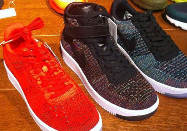 The Nike Air Force 1 Flyknit Will Be Available In Low And High Form ...