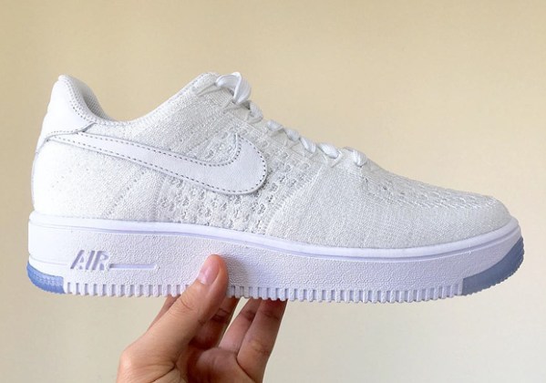 All-White Air Force 1s In Flyknit Form - SneakerNews.com