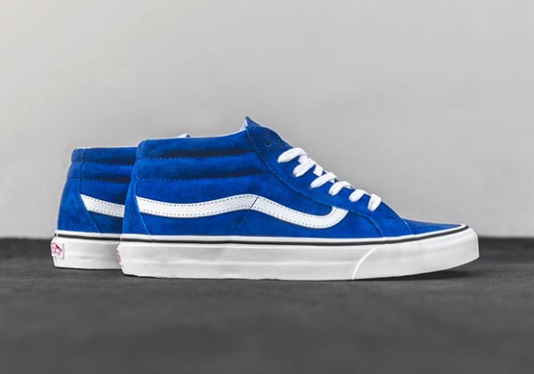 The Vans SK8-Mid Drops the Top On the Iconic Sk8-Hi In Two Clean ...