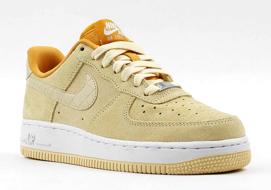 Nike Puts Croc-Skin Materials On The Tongue For These Air Force 1s ...