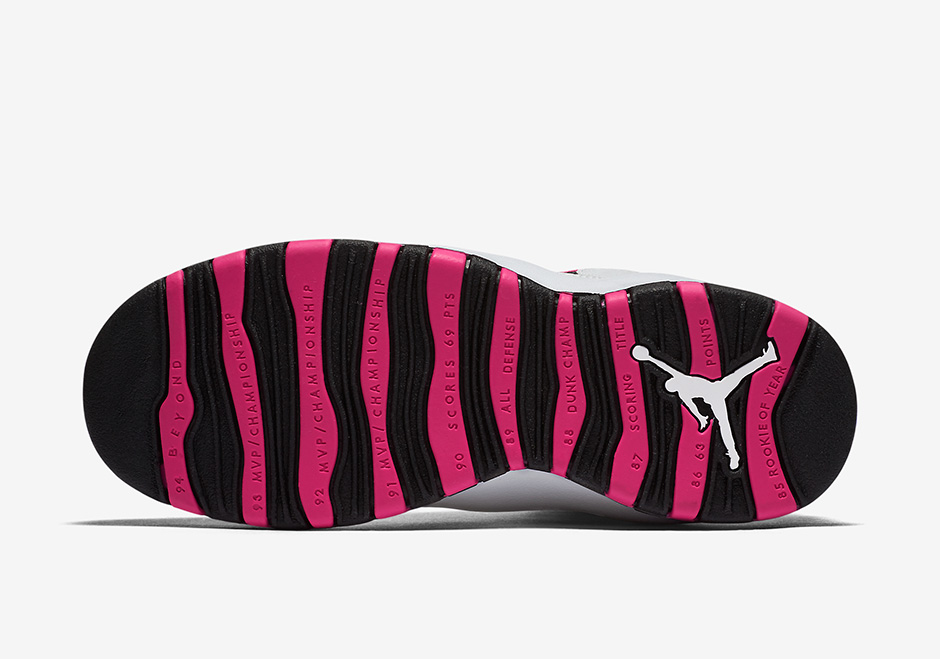 Air Jordan 10 GS Vivid Pink Release Date | SneakerNews.com