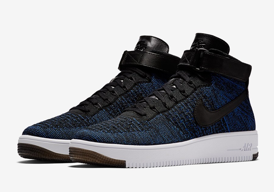 A Detailed Look At The Nike Air Force 1 Mid Flyknit "Game Royal ...