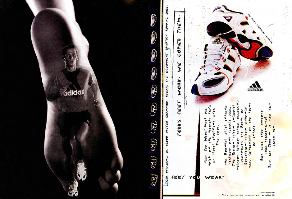 Flashback to '96: The Birth of adidas Feet You Wear Technology ...