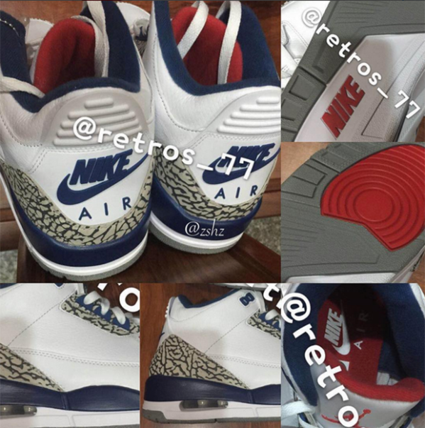 Air Jordan 3 True Blue Nike Air First Look 854262-106 | SneakerNews.com