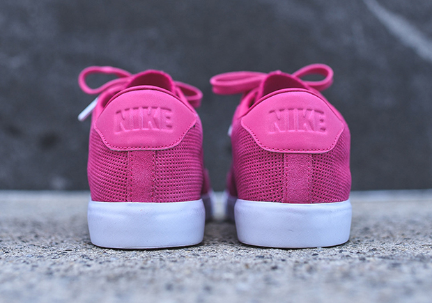 NikeLab All Court 2 Perforated Suede Vivid Pink | SneakerNews.com