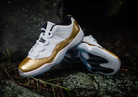 Air Jordan 11 Low Gold Release Info | SneakerNews.com
