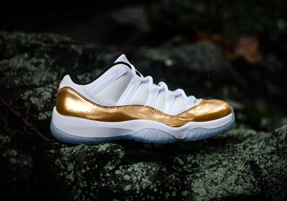 Air Jordan 11 Low Gold Release Info | SneakerNews.com