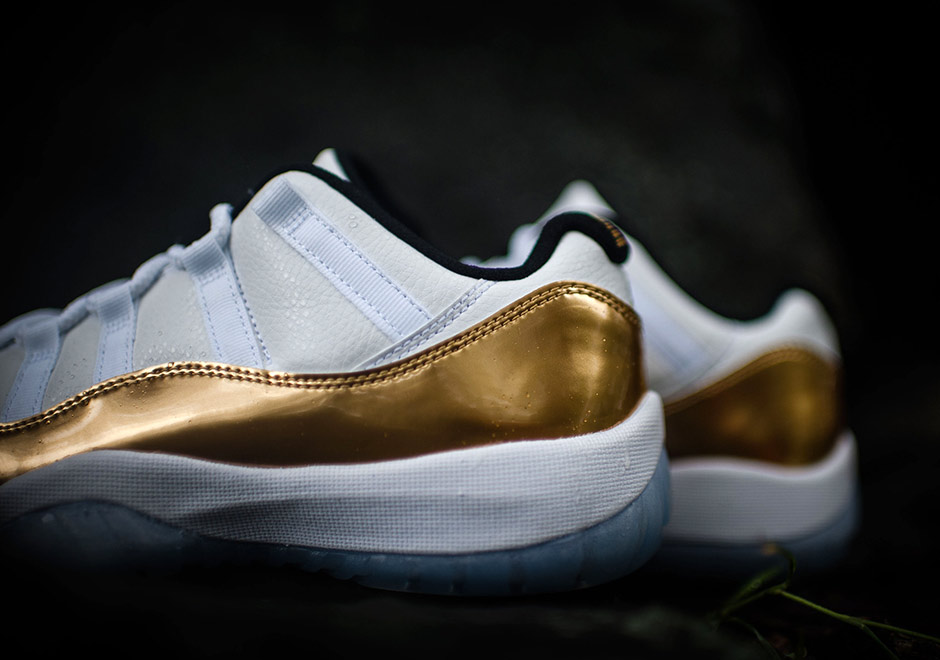Air Jordan 11 Low Gold Release Info | SneakerNews.com