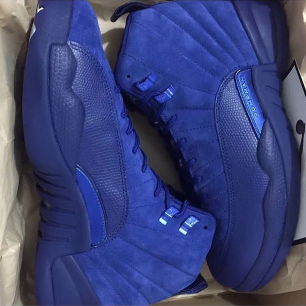Air Jordan 12 Deep Royal Blue Closer Look | SneakerNews.com