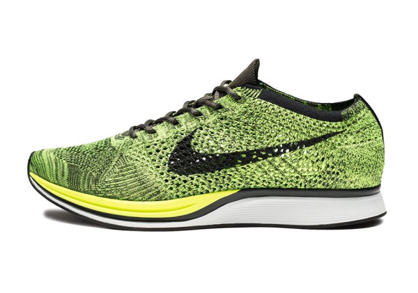 Nike Flyknit Racer Volt Black Sequoia 526628-731 | SneakerNews.com