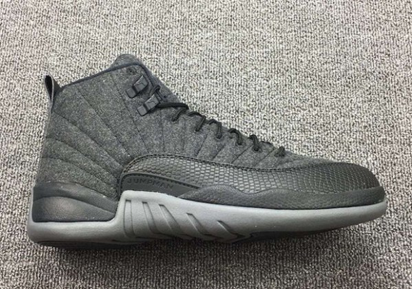 Air Jordan 12 Wool Detailed Look 852627-003 | SneakerNews.com