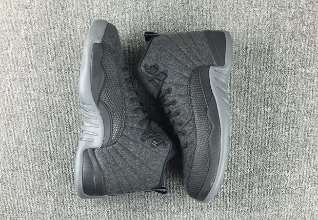 Air Jordan 12 Wool Detailed Look 852627-003 | SneakerNews.com