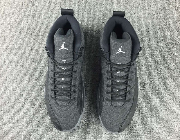 Air Jordan 12 Wool Detailed Look 852627-003 | SneakerNews.com