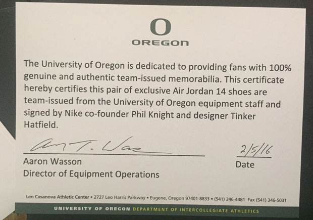 Air Jordan 14 "Oregon" PE Hits eBay | SneakerNews.com