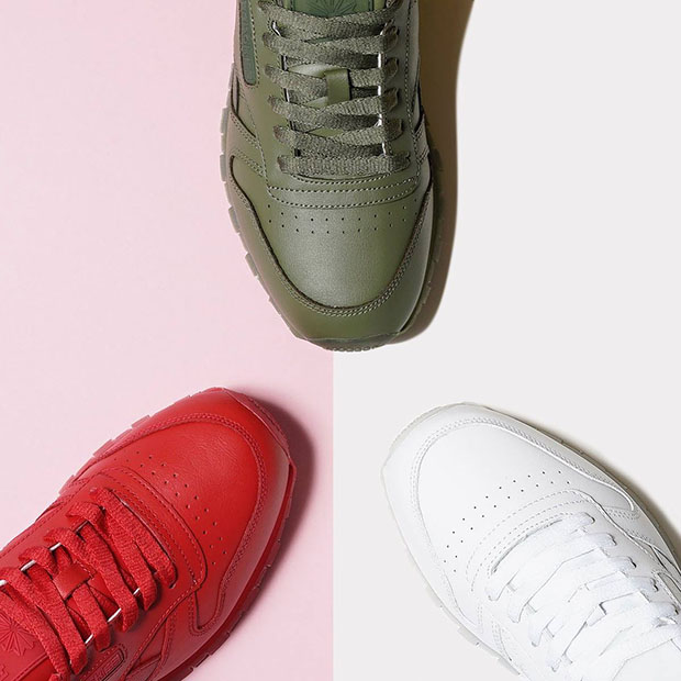 Reebok Classic Leather Solid Pack White Red Green | SneakerNews.com