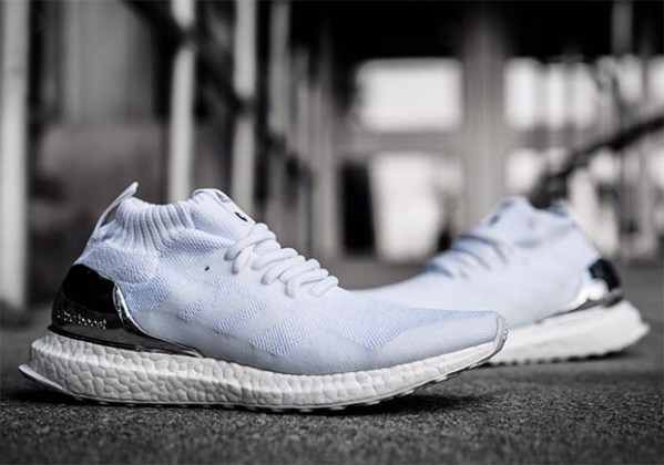 Ronnie Fieg KITH adidas Ultra Boost Mid White Silver | SneakerNews.com