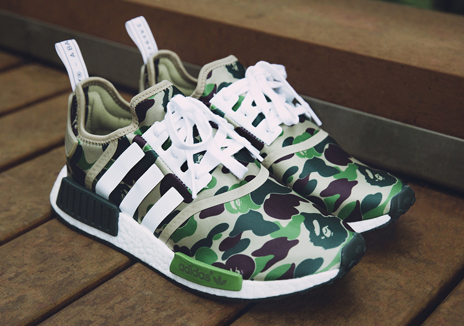 The BAPE x adidas NMD R1 Releases Tomorrow - SneakerNews.com