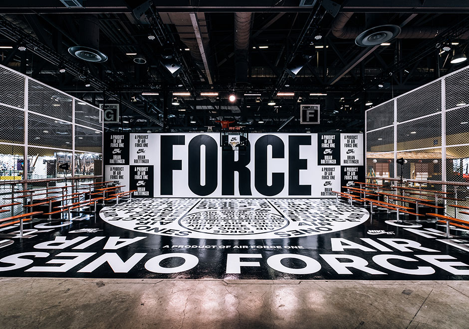 Nike Set Up An Awesome "Force Court" At ComplexCon - SneakerNews.com