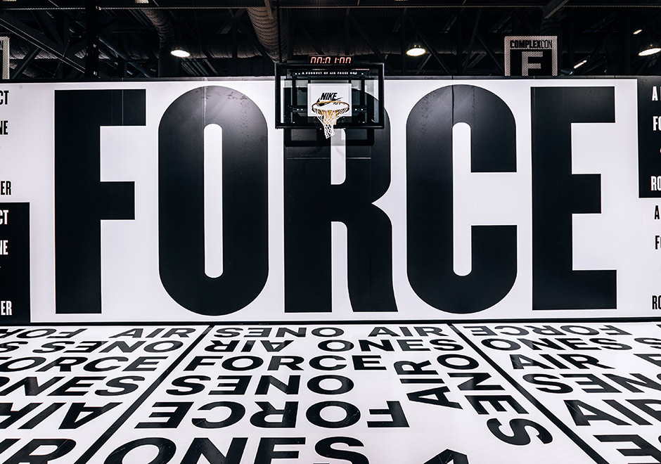 Nike Set Up An Awesome "Force Court" At ComplexCon - SneakerNews.com