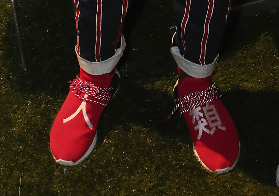 Pharrell Wore Another Unreleased adidas NMD At ComplexCon - SneakerNews.com