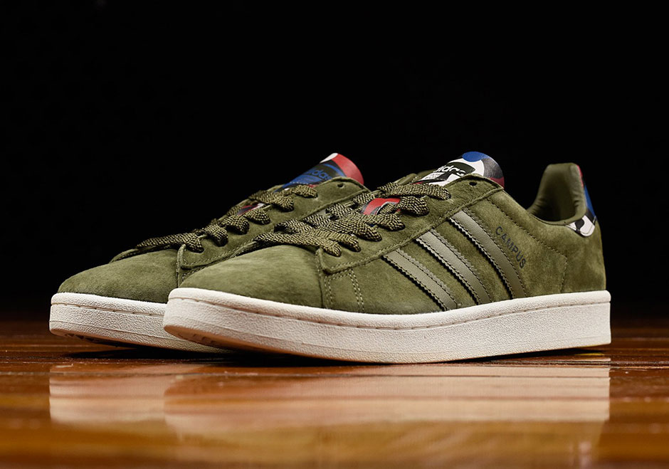 adidas Campus Olive Suede BB0077 | SneakerNews.com
