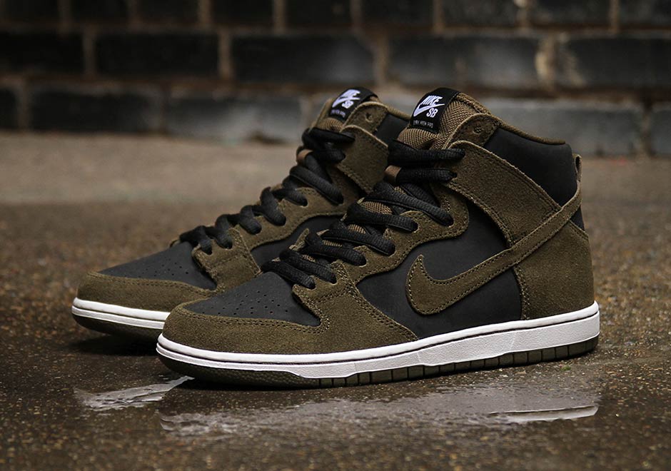 Nike SB Dunk High Dark Loden 854851-330 | SneakerNews.com