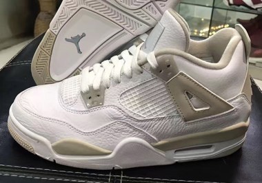 Air Jordan 4 Linen GS Sizes 2017 Retro 487724-118 | SneakerNews.com